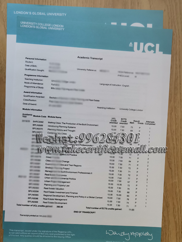 Where to Purchase UCL Bachelor Transcript Online-Buy diploma|Buy fake ...
